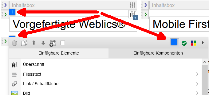 Version 16: Aufgaben Elementen zuordnen